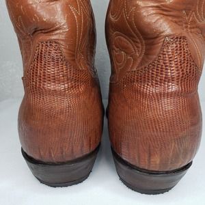Tony Lama | Shoes | Vintage Tony Lama Exotic Mens Teju Lizard Cowboy Western Boots 833 Size 3 A ...